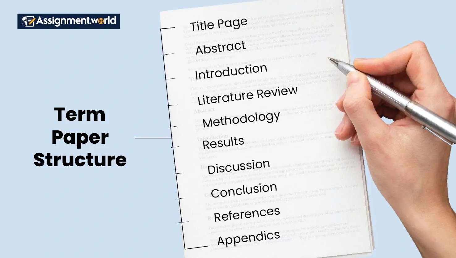 How To Write A Term Paper: Outline, Format & Structure